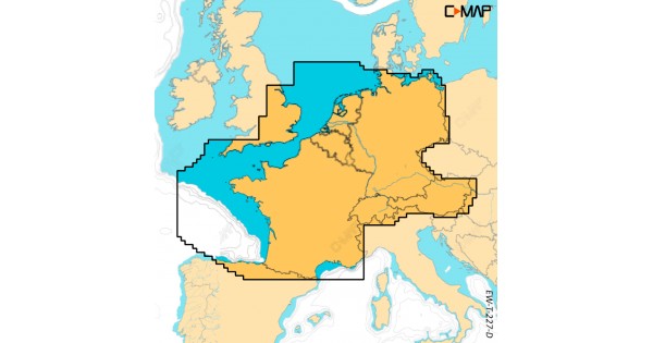 C-Map Reveal X - Central & West Europe - M-EW-T-227-R-MS